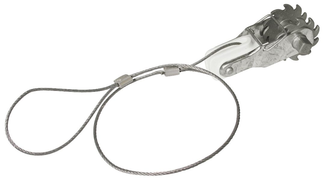 Insulated Ratchet Strainer With Wire Rope - totalfarmsupplies.co.uk Insulated Ratchet Strainer With Wire Rope - totalfarmsupplies.co.uk