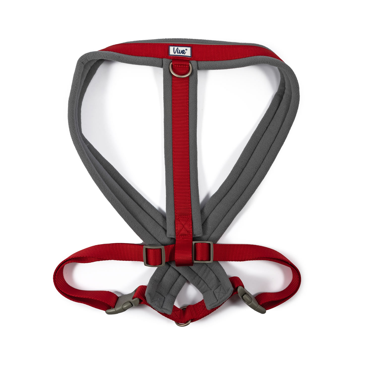 ANCOL VIVA PADDED HARNESS RED - totalfarmsupplies.co.uk
