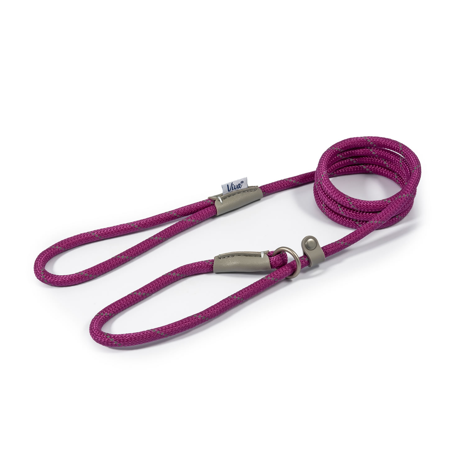ANCOL VIVA ROPE SLIP LEAD PURPLE - totalfarmsupplies.co.uk