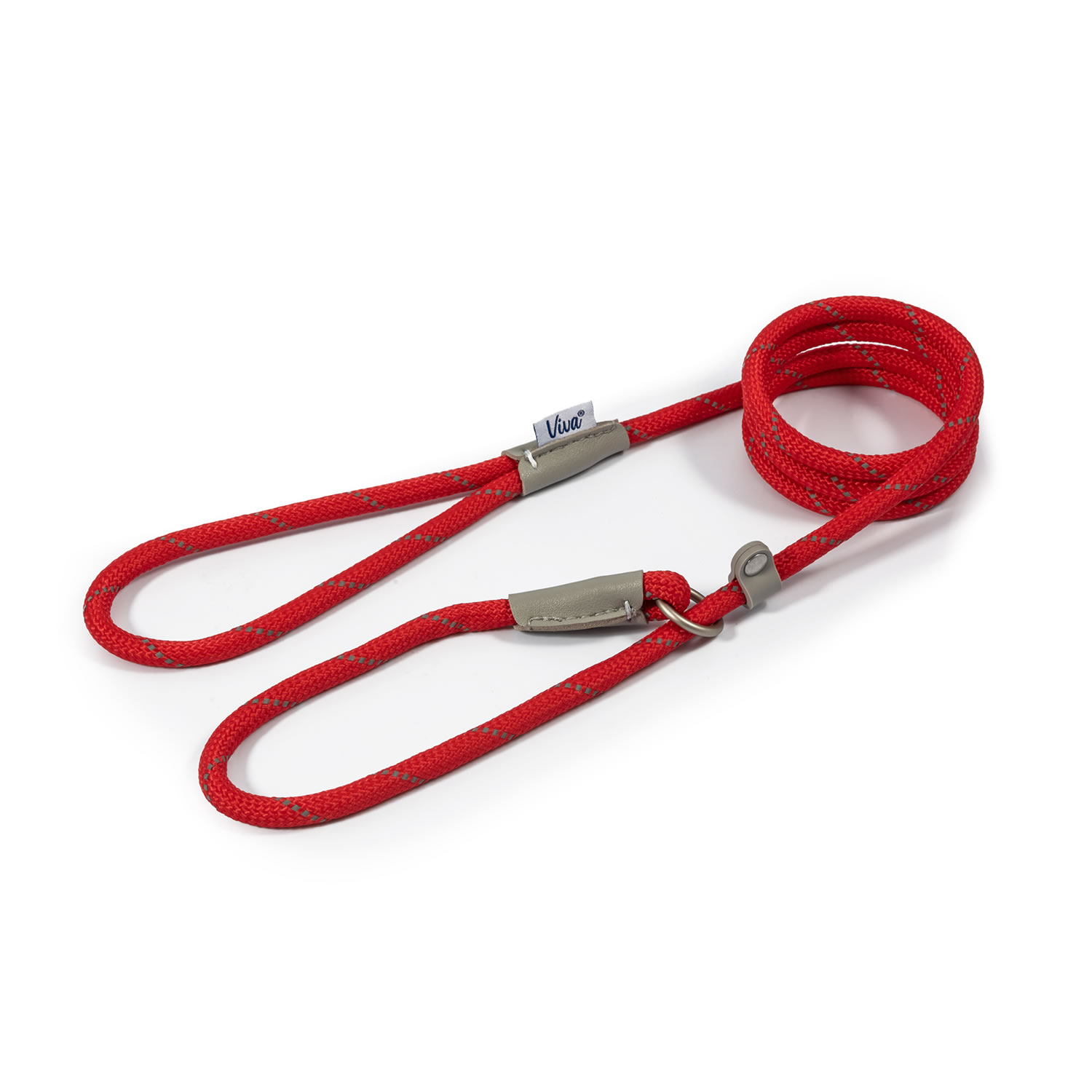 ANCOL VIVA ROPE SLIP LEAD RED - totalfarmsupplies.co.uk