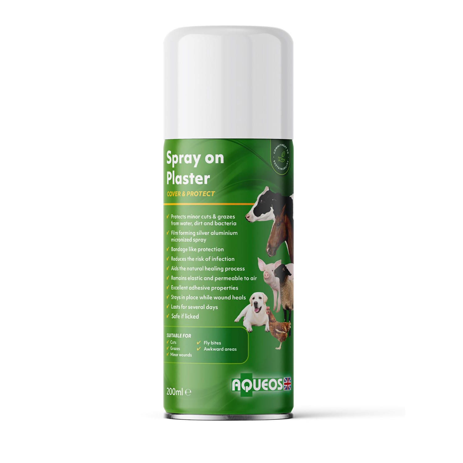 AQUEOS SPRAY ON PLASTER - totalfarmsupplies.co.uk
