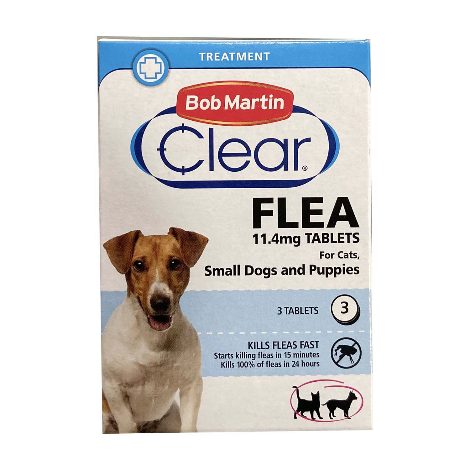BOB MARTIN CLEAR FLEA TABLETS FOR LARGE DOGS OVER 11KG BOB MARTIN CLEAR ...