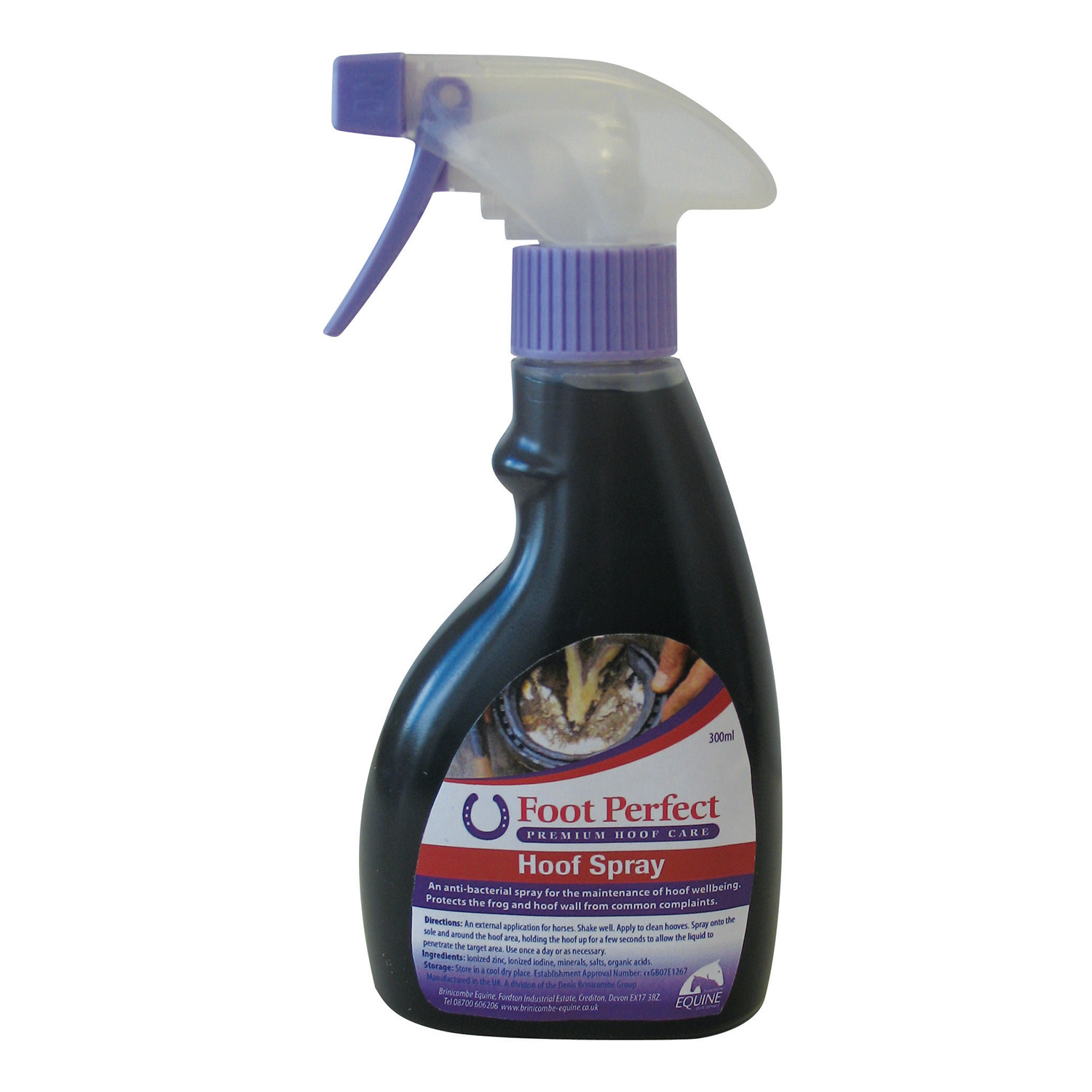 BRINICOMBE FOOT PERFECT HOOF SPRAY 500 ML 500 ML - totalfarmsupplies.co.uk