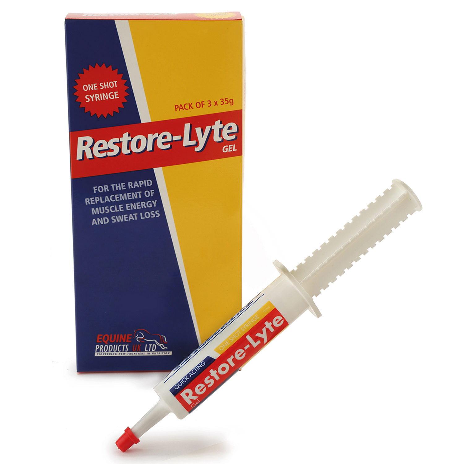 EQUINE PRODUCTS RESTORE-LYTE GEL 3 X 35 GM SYRINGE 3 X 35 GM ...