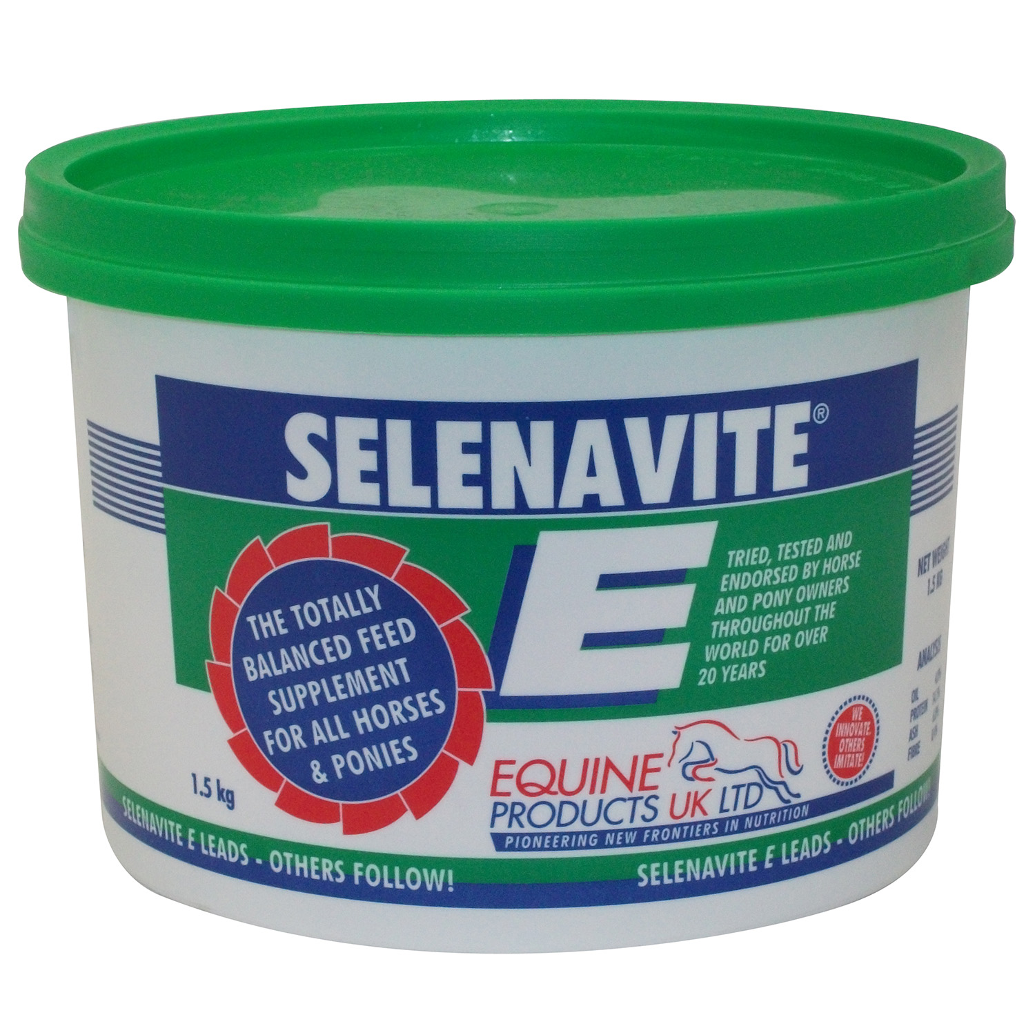 EQUINE PRODUCTS SELENAVITE E 1.5 KG 1.5 KG - totalfarmsupplies.co.uk