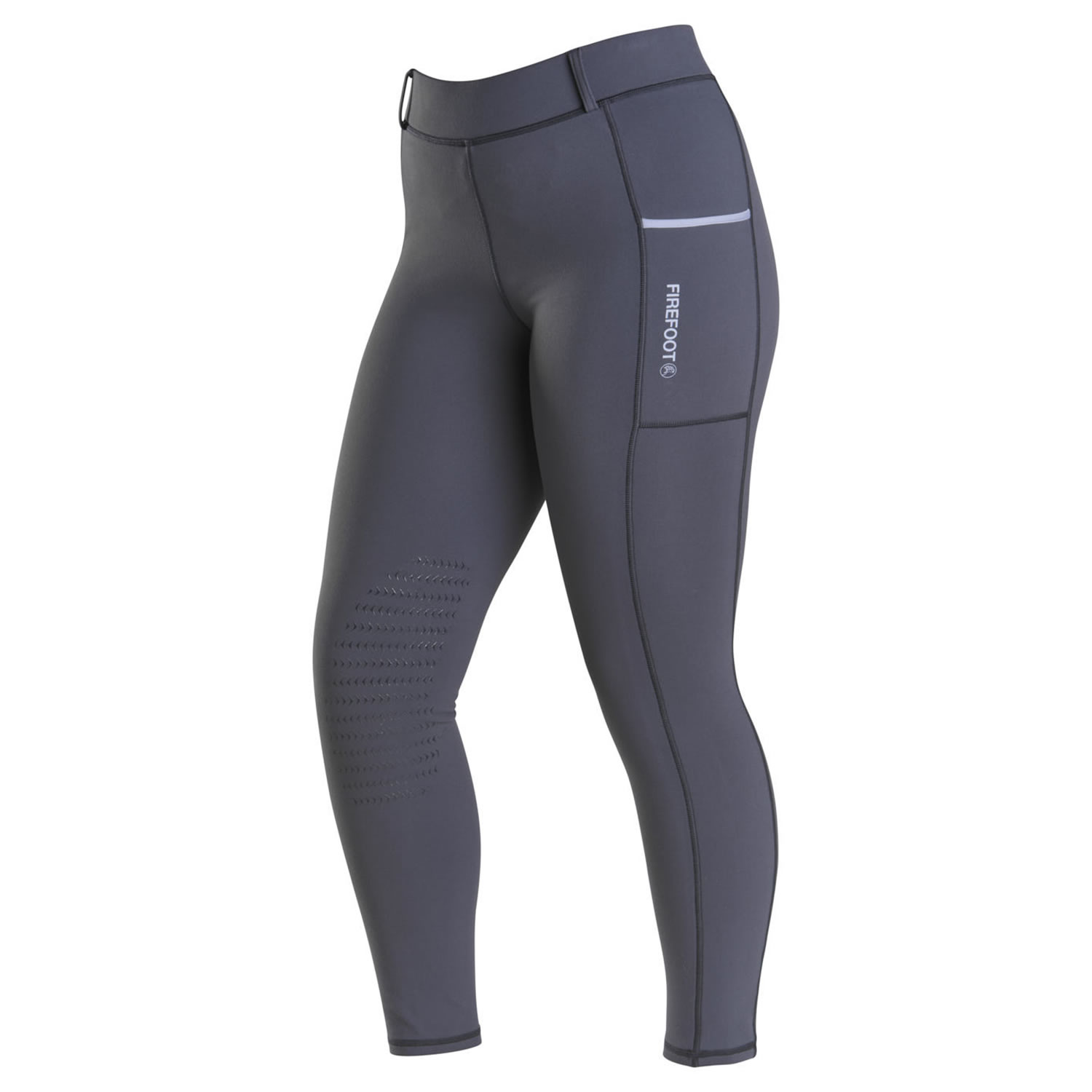 FIREFOOT THIRSK FLEECE LINED BREECHES KIDS CHARCOAL/BLUE ...
