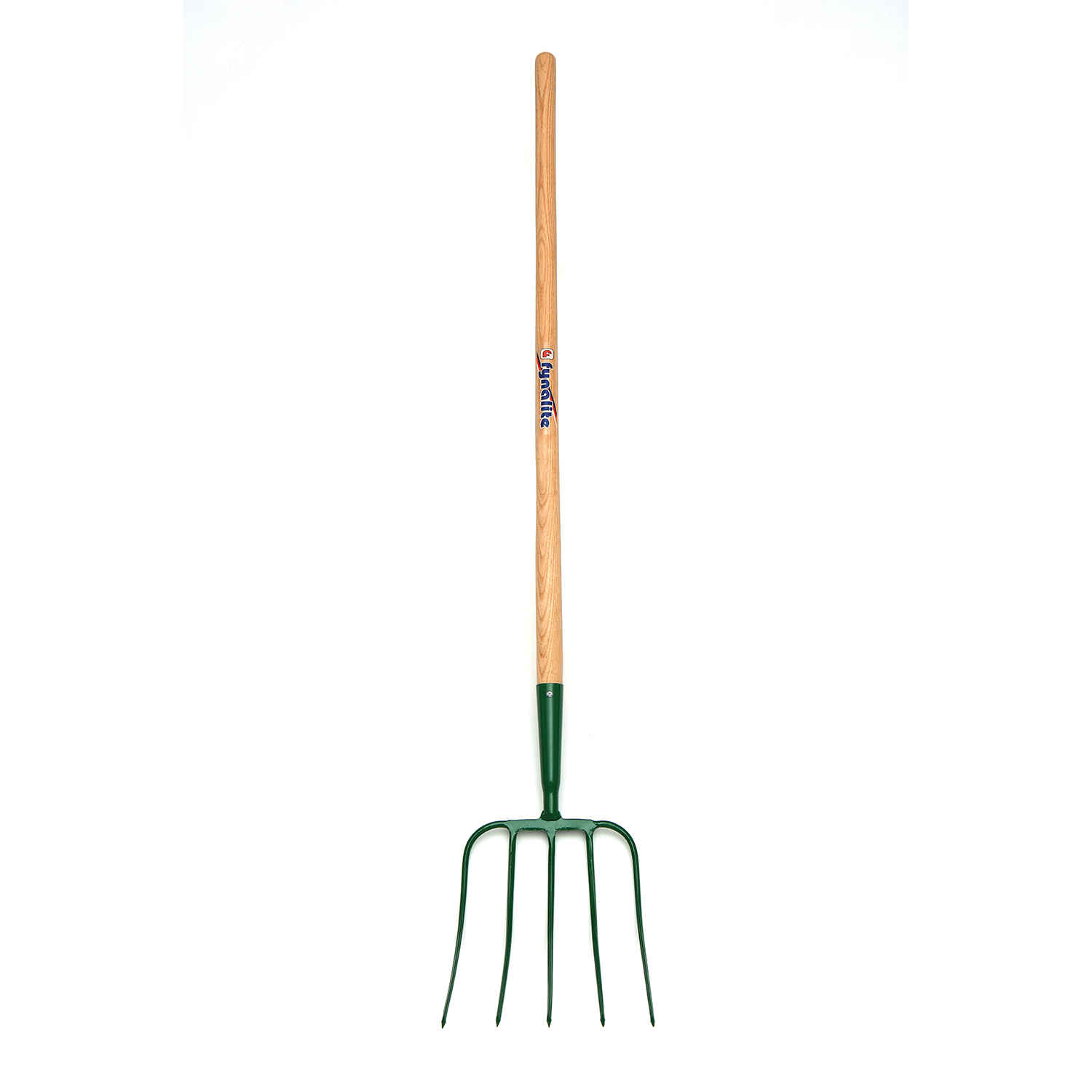 FYNALITE MANURE FORK 5 PRONG ASH HANDLE LONG 48" LONG 48" LONG HANDLE ...