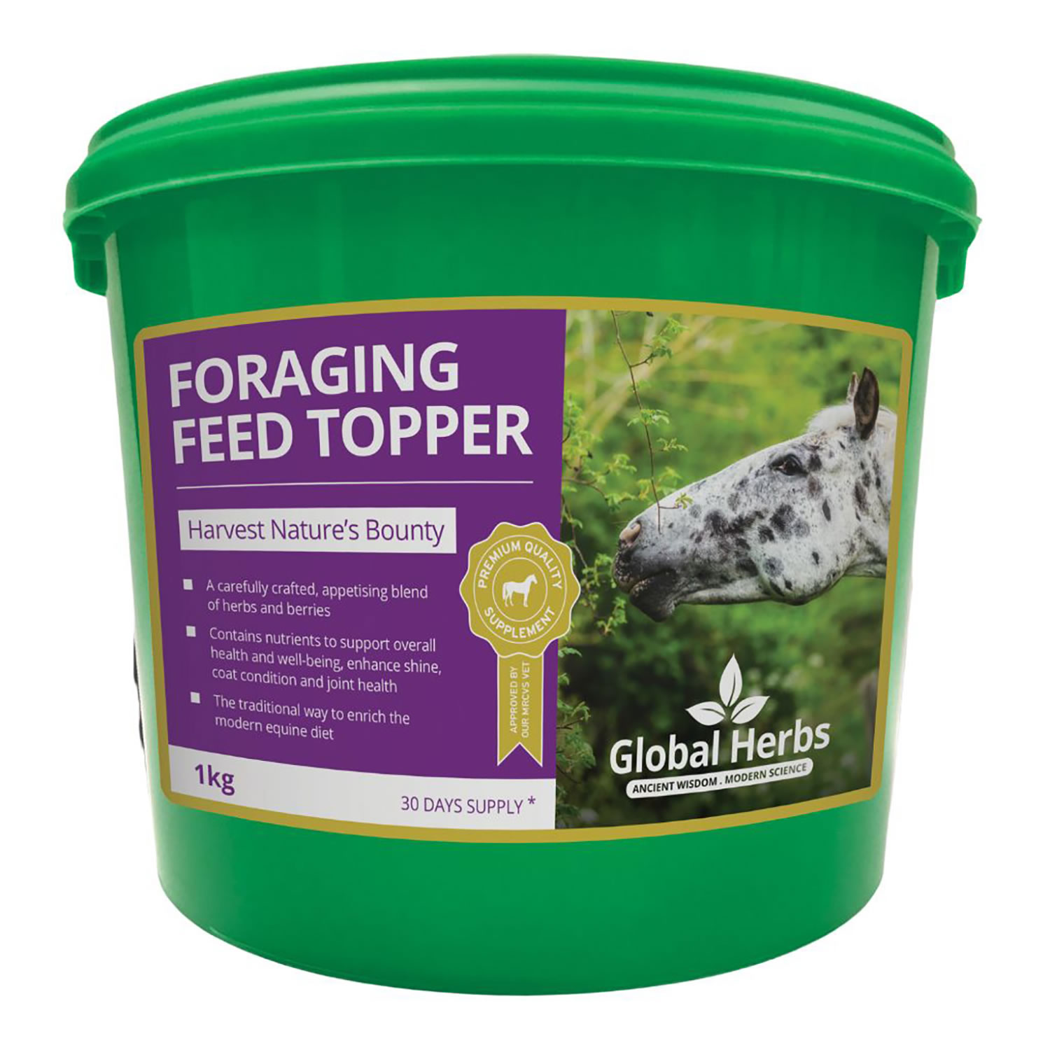 GLOBAL HERBS FORAGING FEED TOPPER - totalfarmsupplies.co.uk