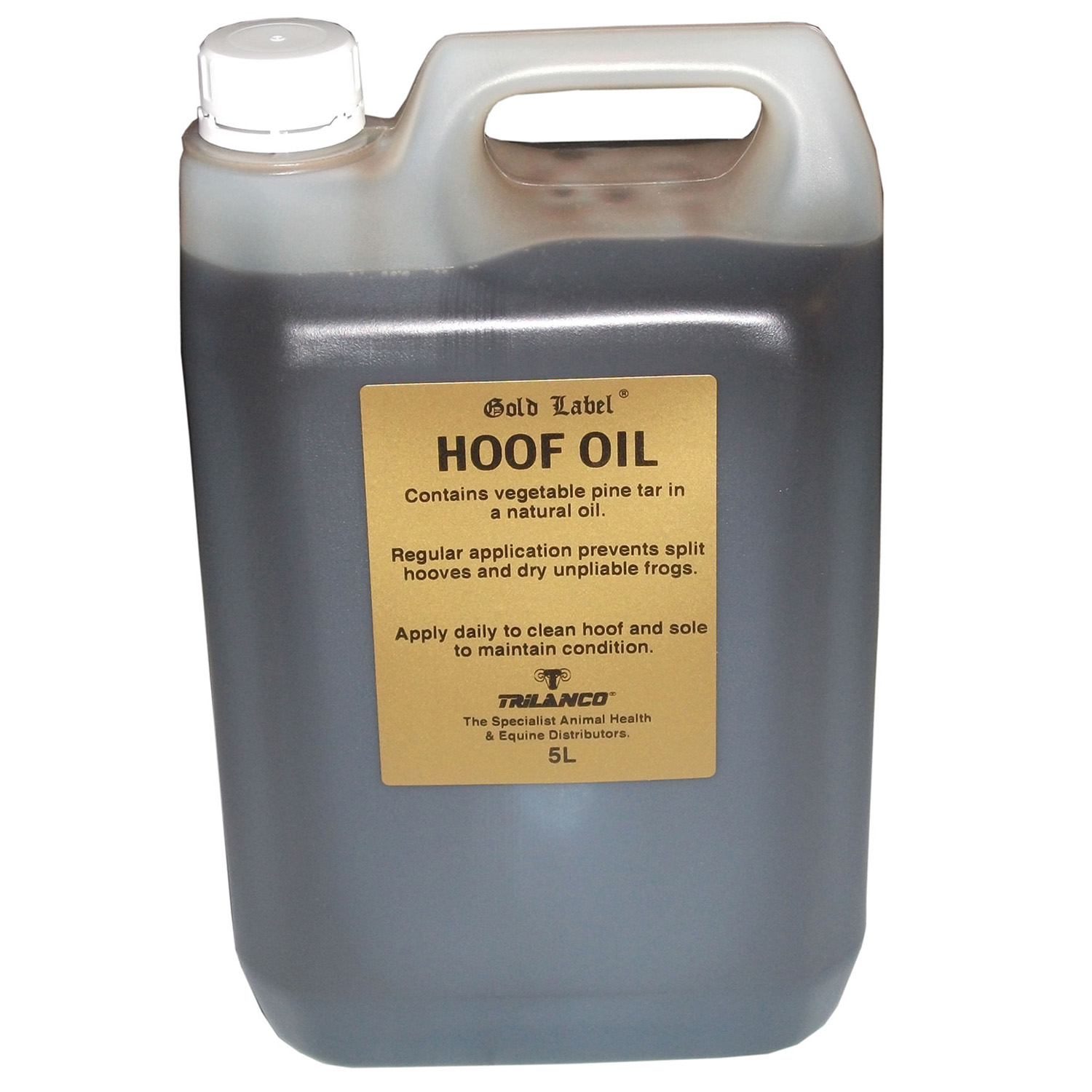 GOLD LABEL HOOF OIL 5 LT 5 LT - totalfarmsupplies.co.uk
