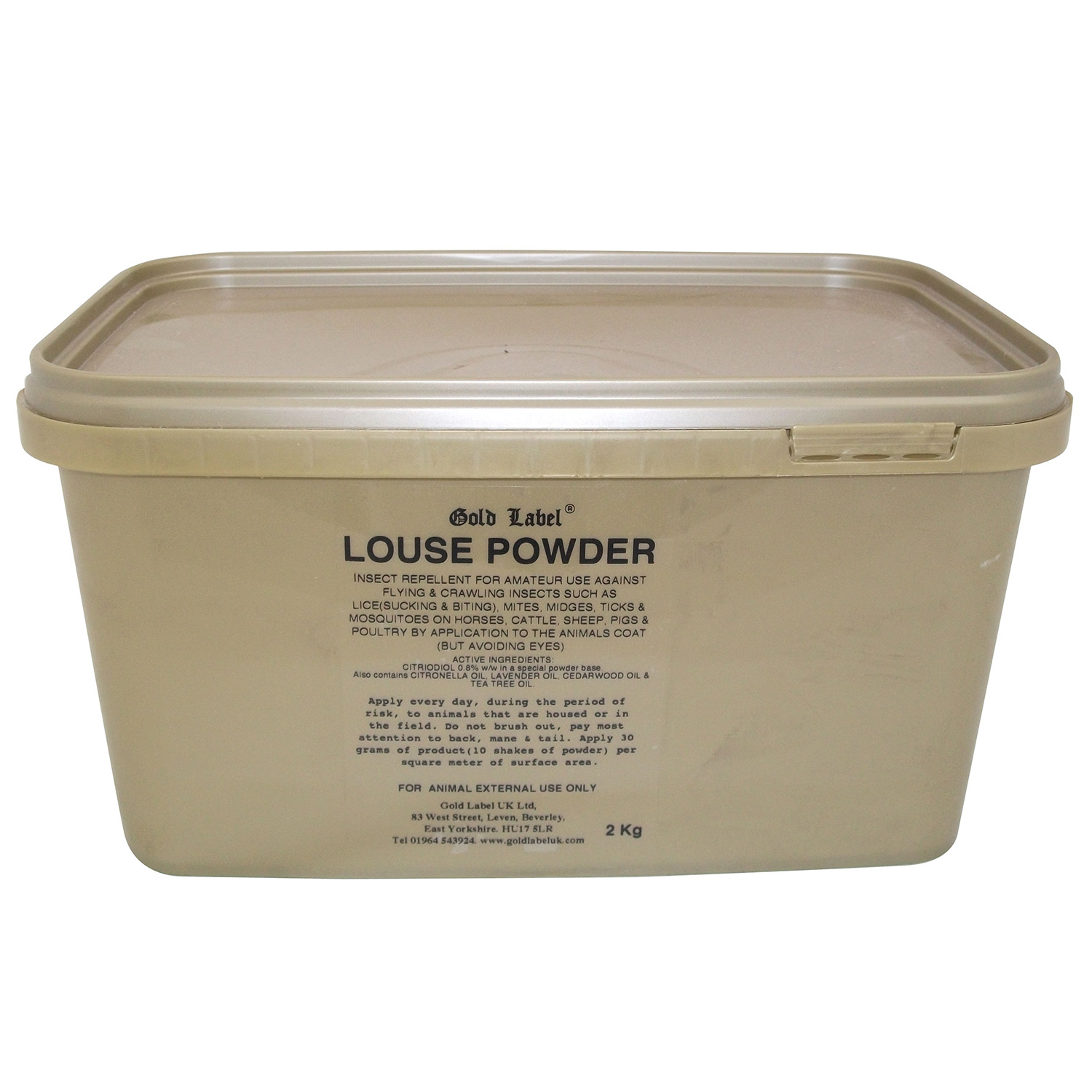 GOLD LABEL LOUSE POWDER 2 KG 2 KG - totalfarmsupplies.co.uk