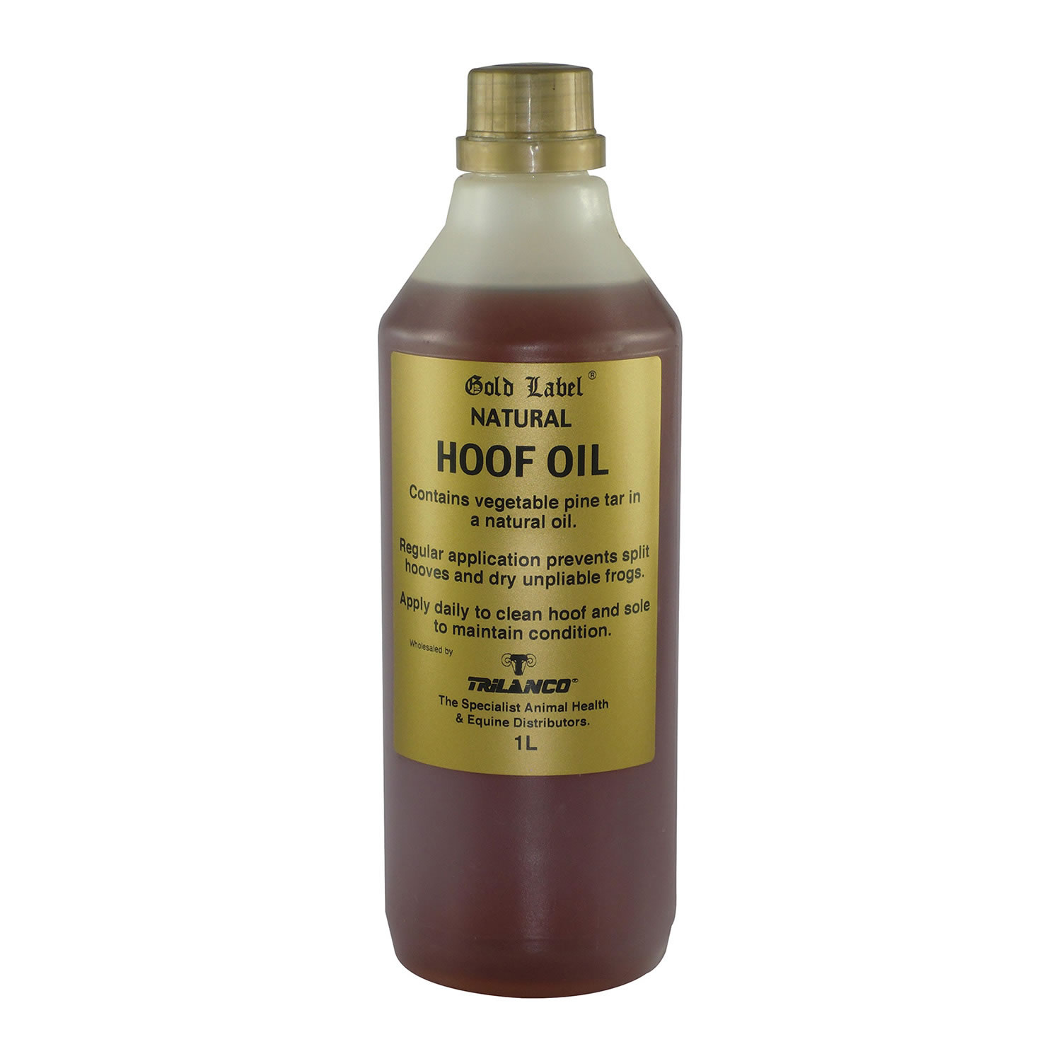 GOLD LABEL HOOF OIL NATURAL 1 LT 1 LT - totalfarmsupplies.co.uk