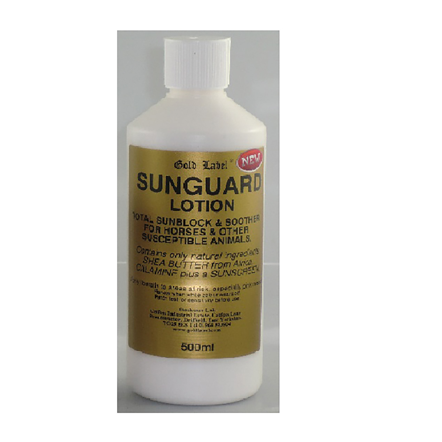 GOLD LABEL SUN GUARD LOTION 500 ML 500 ML - totalfarmsupplies.co.uk