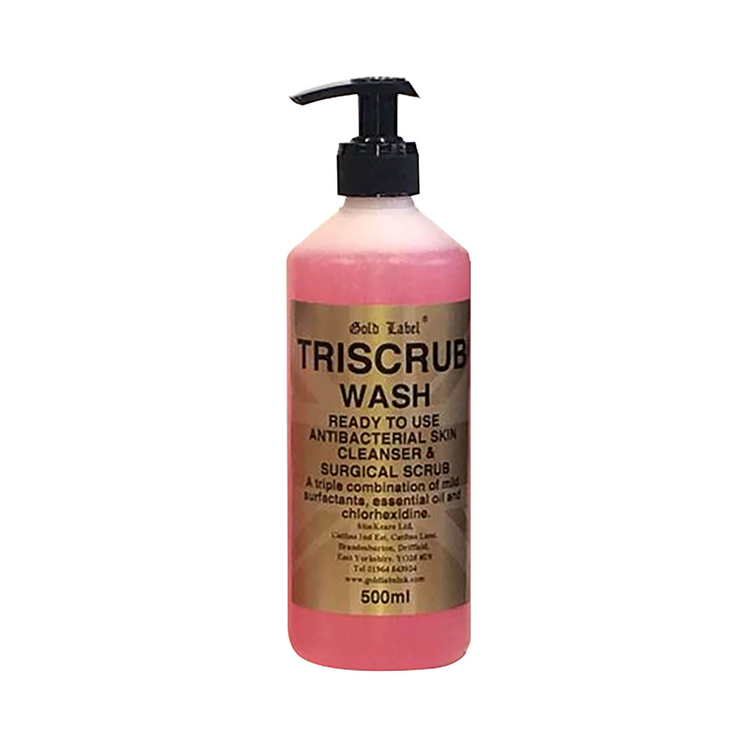 GOLD LABEL TRISCRUB WASH 500 ML 500 ML - totalfarmsupplies.co.uk