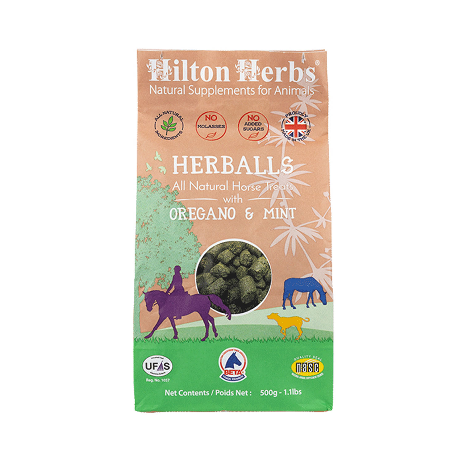 HILTON HERBS HERBALLS 500 GM - totalfarmsupplies.co.uk