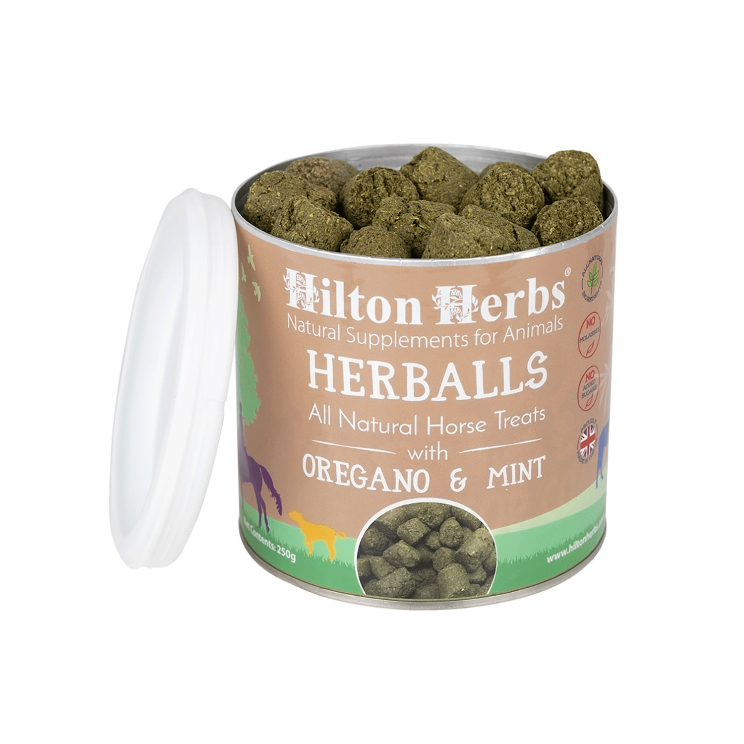 HILTON HERBS HERBALLS 250 GM 25 PACK - totalfarmsupplies.co.uk