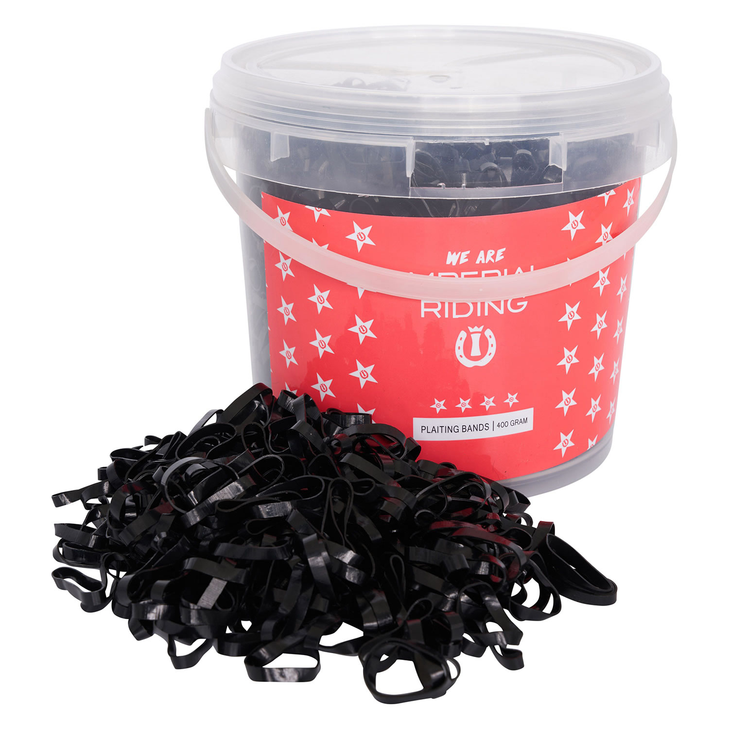 IMPERIAL RIDING PLAITING BANDS PROFI-BOX BLACK - totalfarmsupplies.co.uk