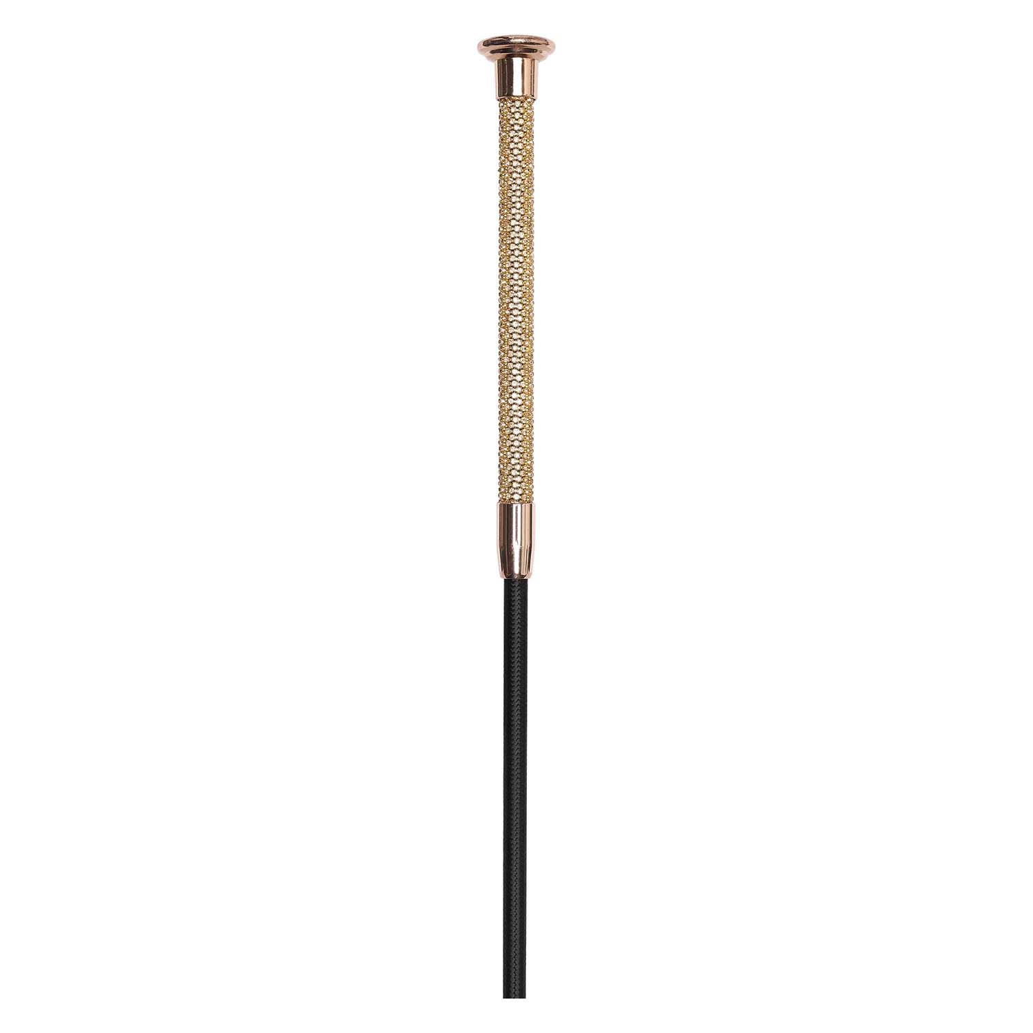 IMPERIAL RIDING DRESSAGE WHIP IRHSTONES ROSE GOLD - totalfarmsupplies.co.uk