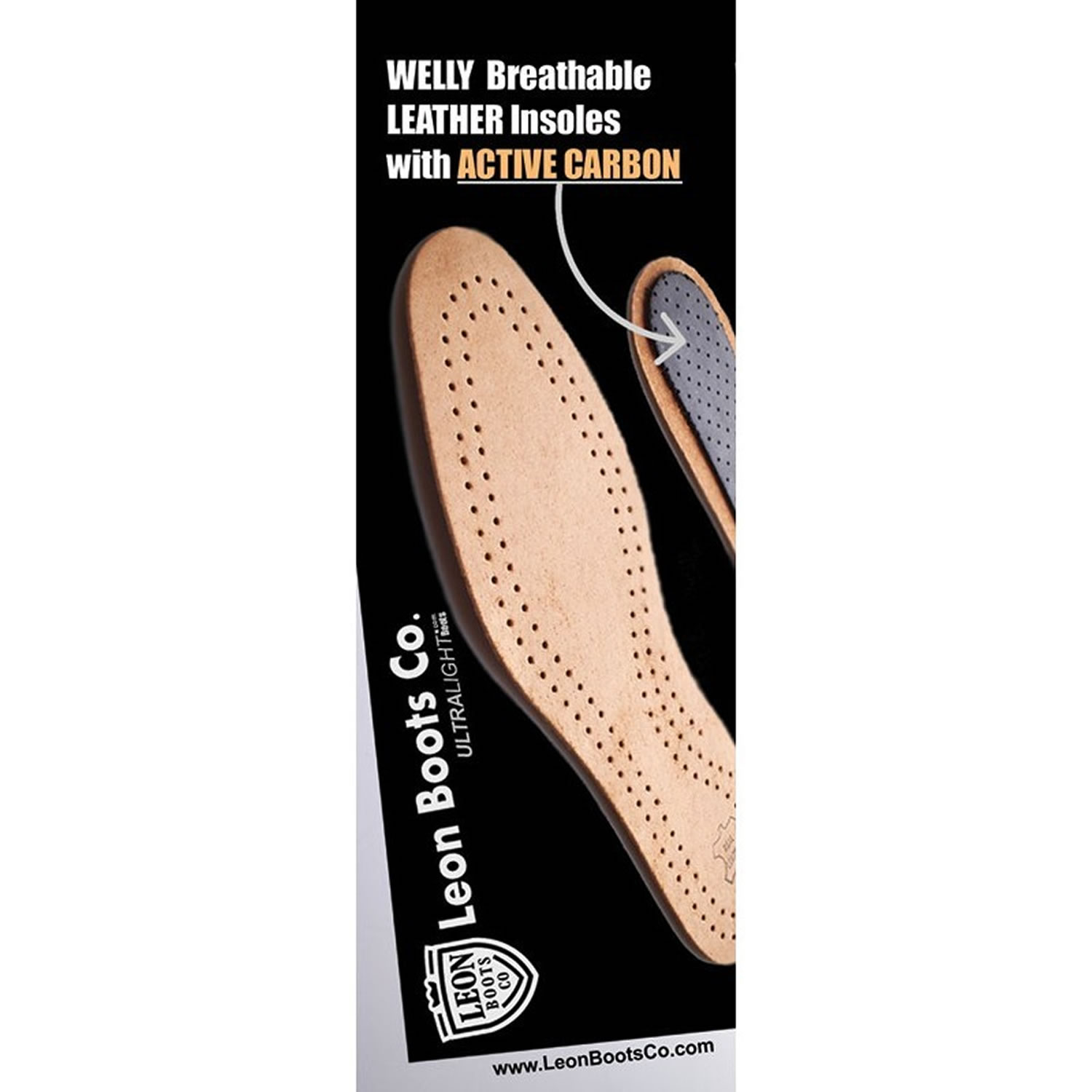 LBC ANTI-ODOUR LEATHER INSOLES - totalfarmsupplies.co.uk