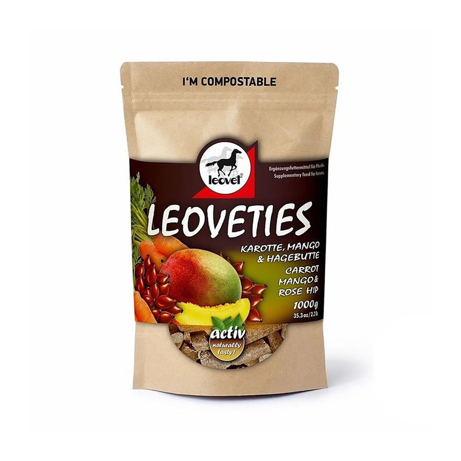 LEOVETIES HORSE TREATS MANGO & ROSEHIP 1 KG 1 KG CARROT, MANGO ...