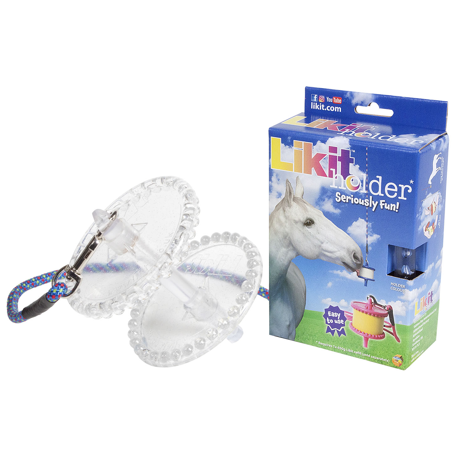 Likit Starter Kit Clear Glitter - totalfarmsupplies.co.uk
