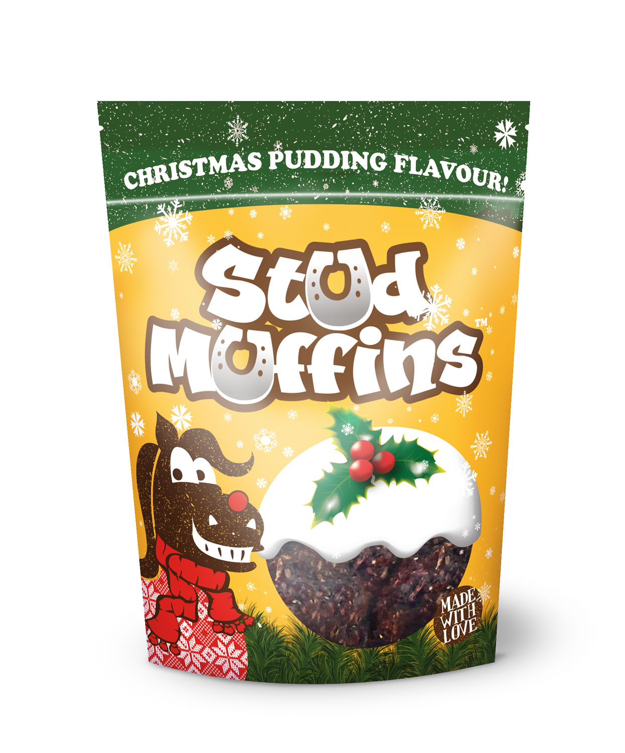 Stud Muffins Christmas Pudding - 15 Treat Pack - totalfarmsupplies.co.uk