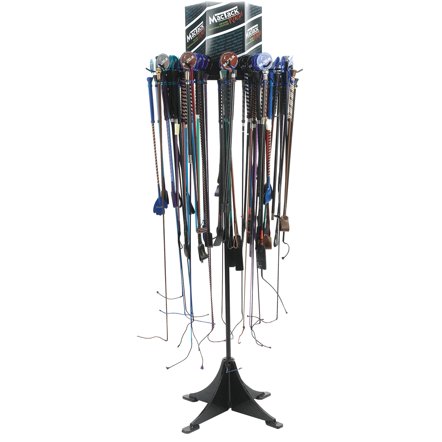 MACTACK WHIP DISPLAY STAND FREE STANDING FLOOR - totalfarmsupplies.co.uk