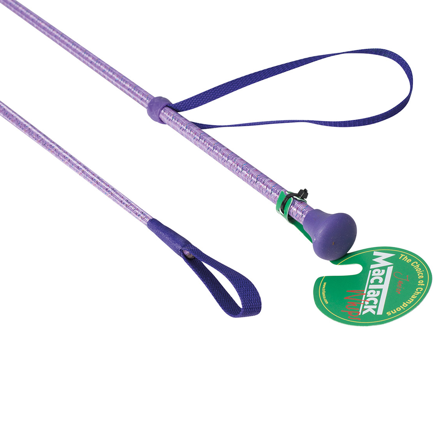 MACTACK JUNIOR RIDING WHIP CW78 24" LILAC SPARKLE 24 ...