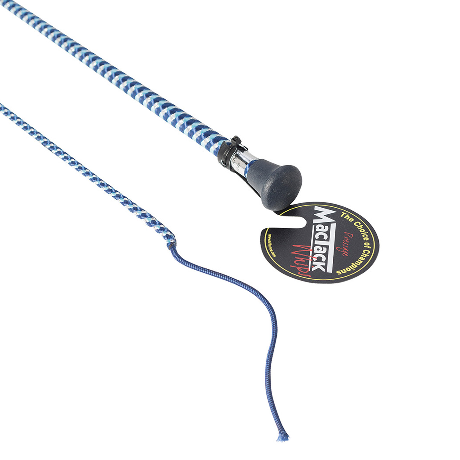 MACTACK DRESSAGE WHIP WITH METALLIC FLECK S159/M 39" NAVY/LIGHT BLUE 39 ...