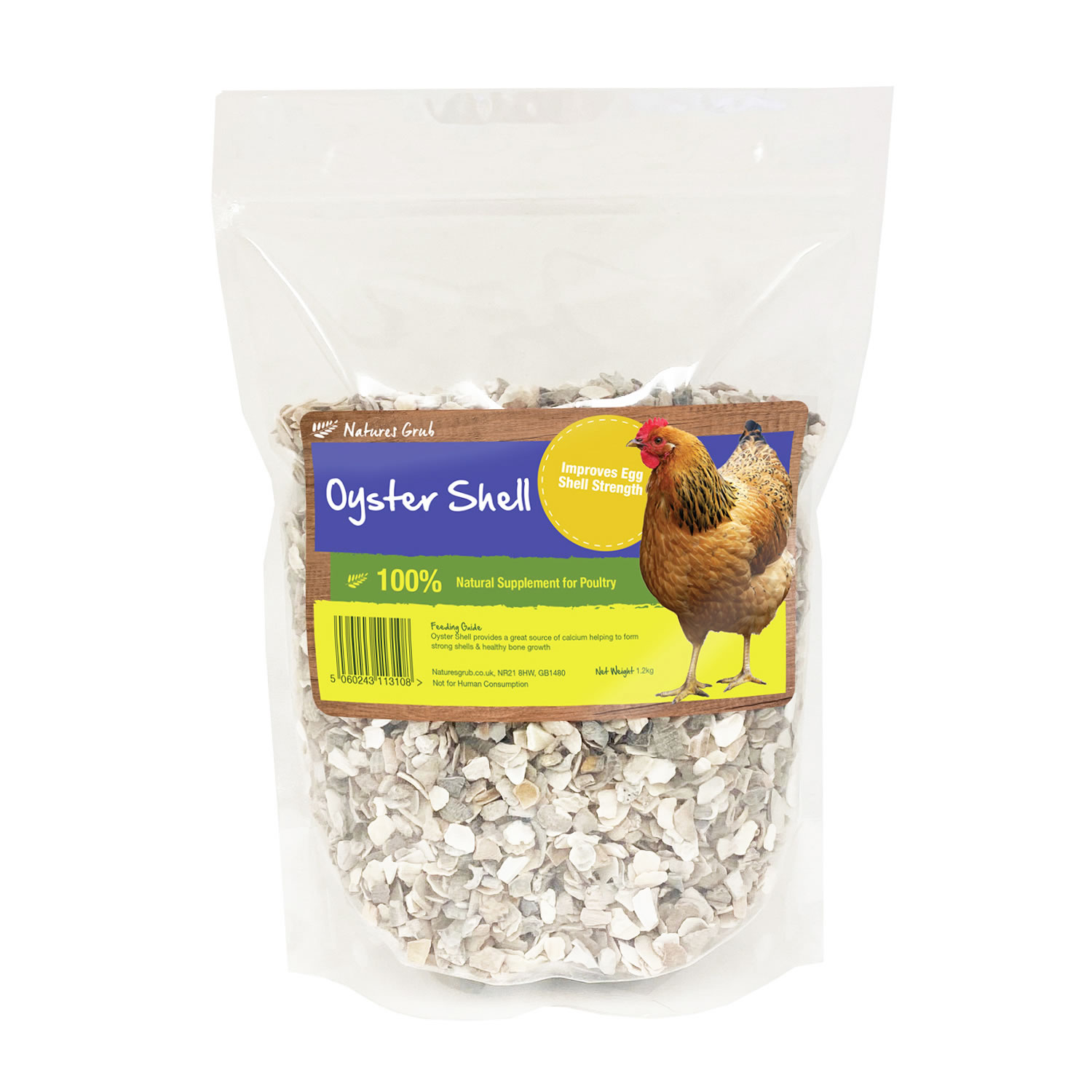 NATURES GRUB OYSTER SHELL - totalfarmsupplies.co.uk