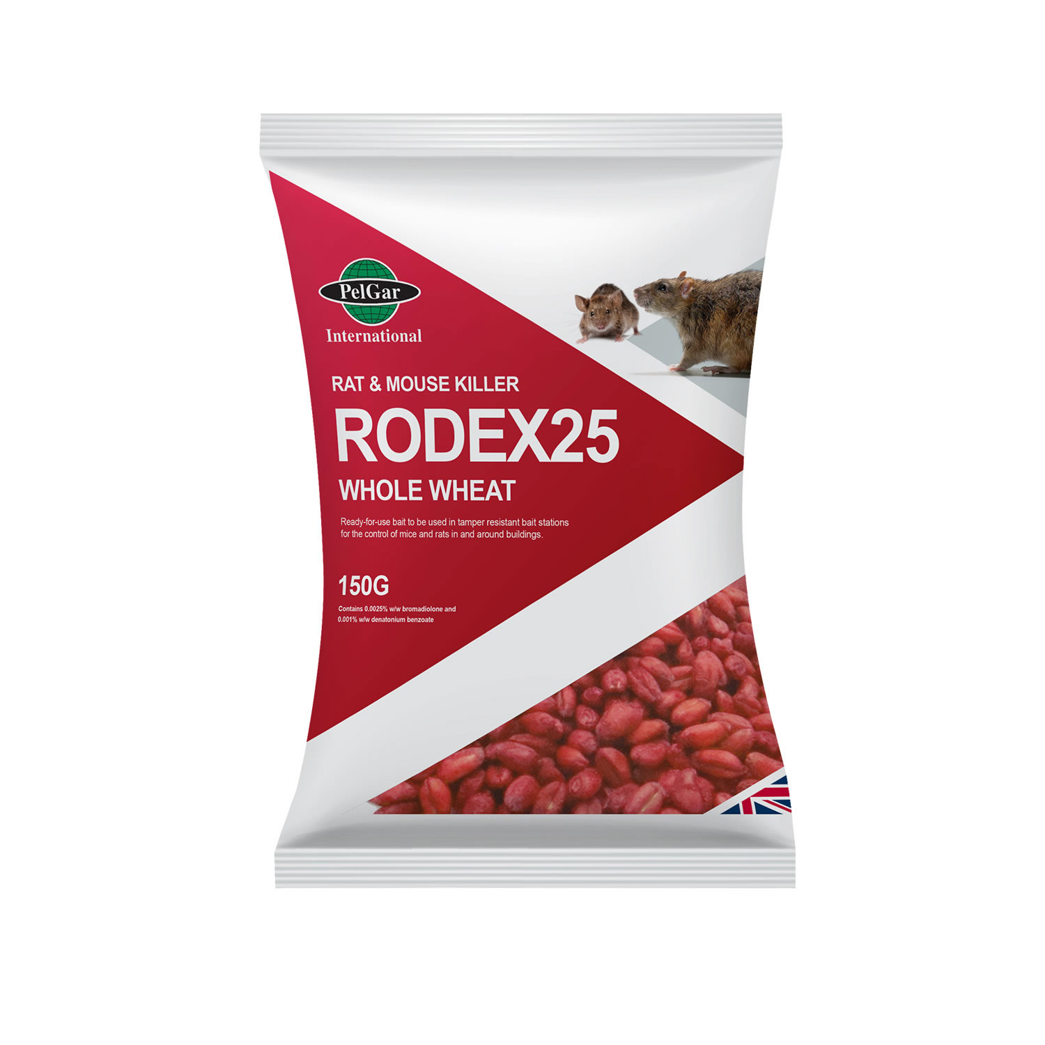 PELGAR RODEX 25 WHOLE WHEAT 80 X 150 GM - totalfarmsupplies.co.uk