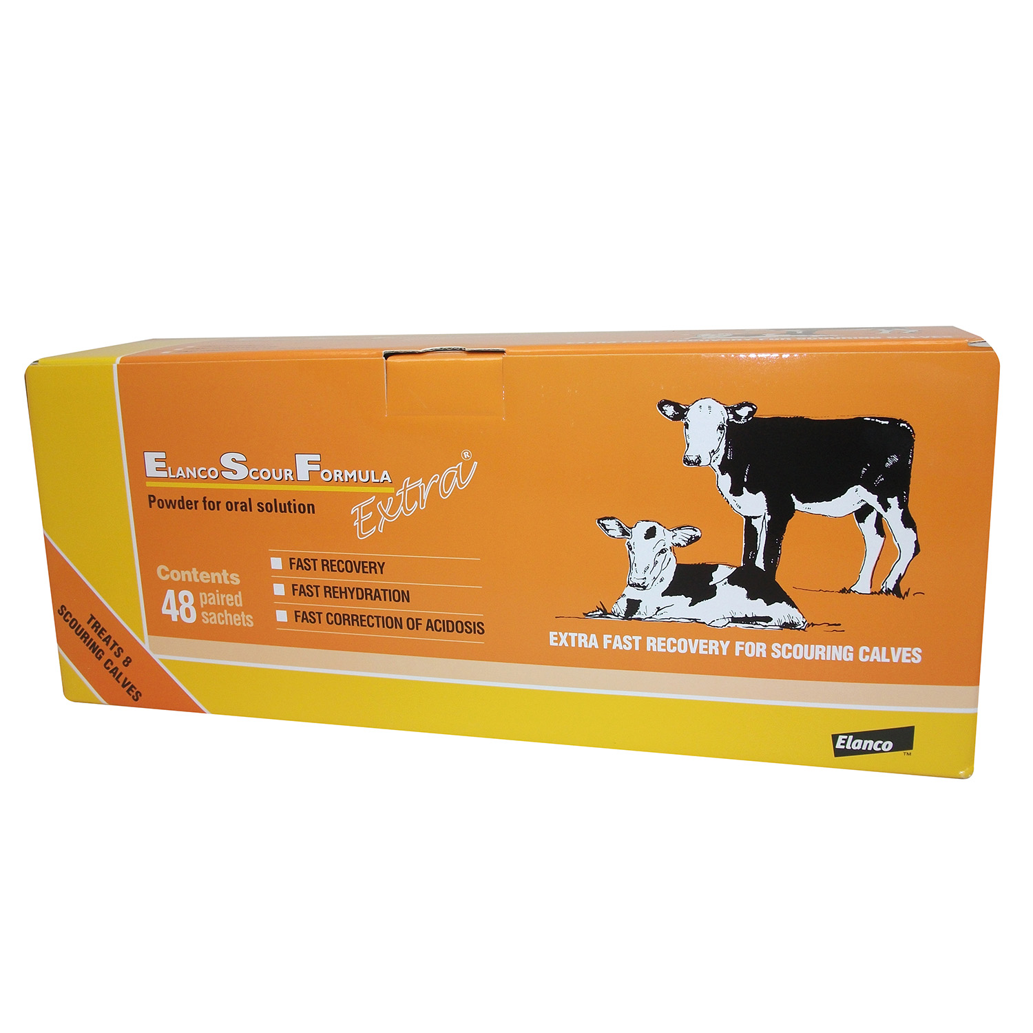 ELANCO SCOUR FORMULA EXTRA 48 SACHET - totalfarmsupplies.co.uk