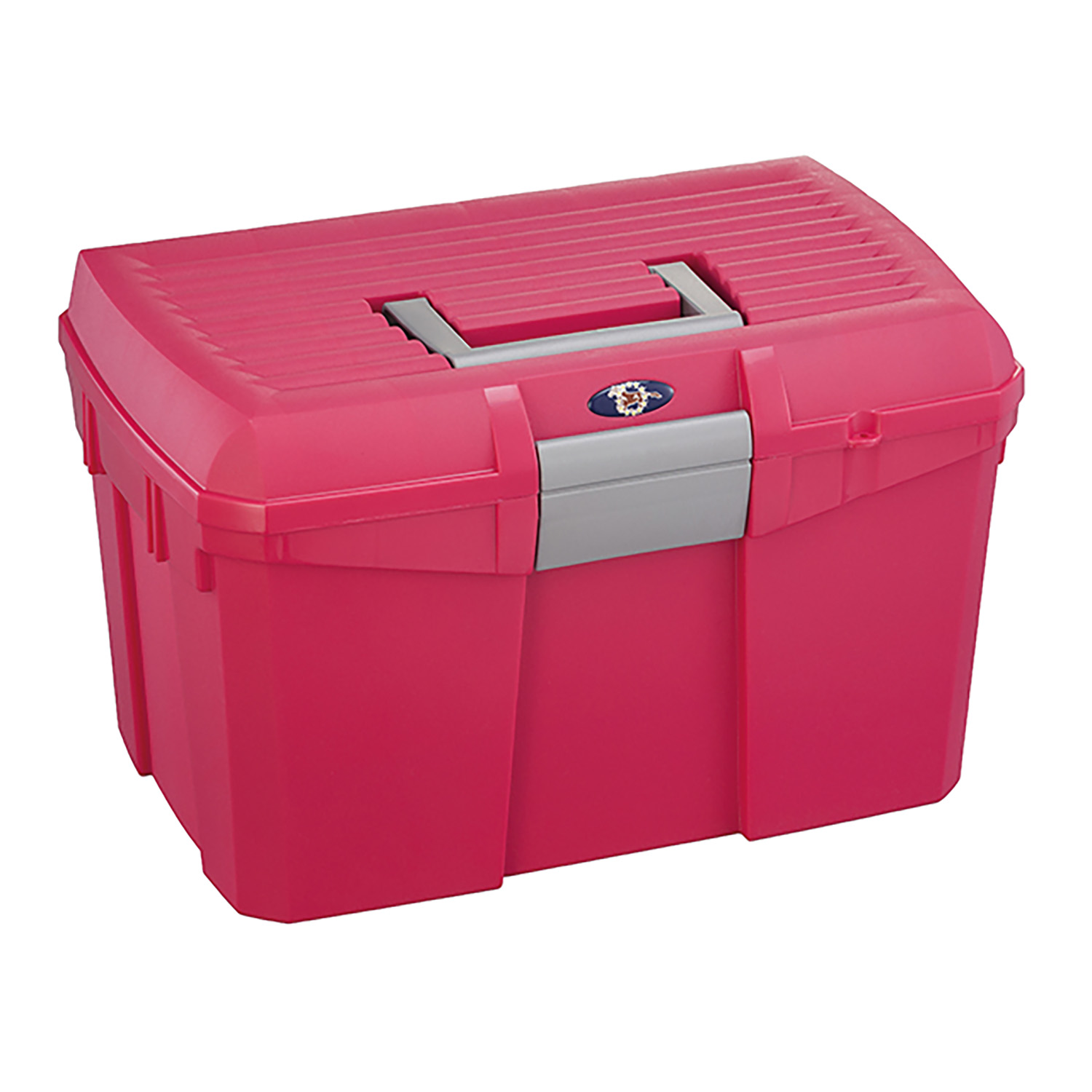 ProTack Grooming Box Medium 168 Raspberry/Silver - totalfarmsupplies.co.uk
