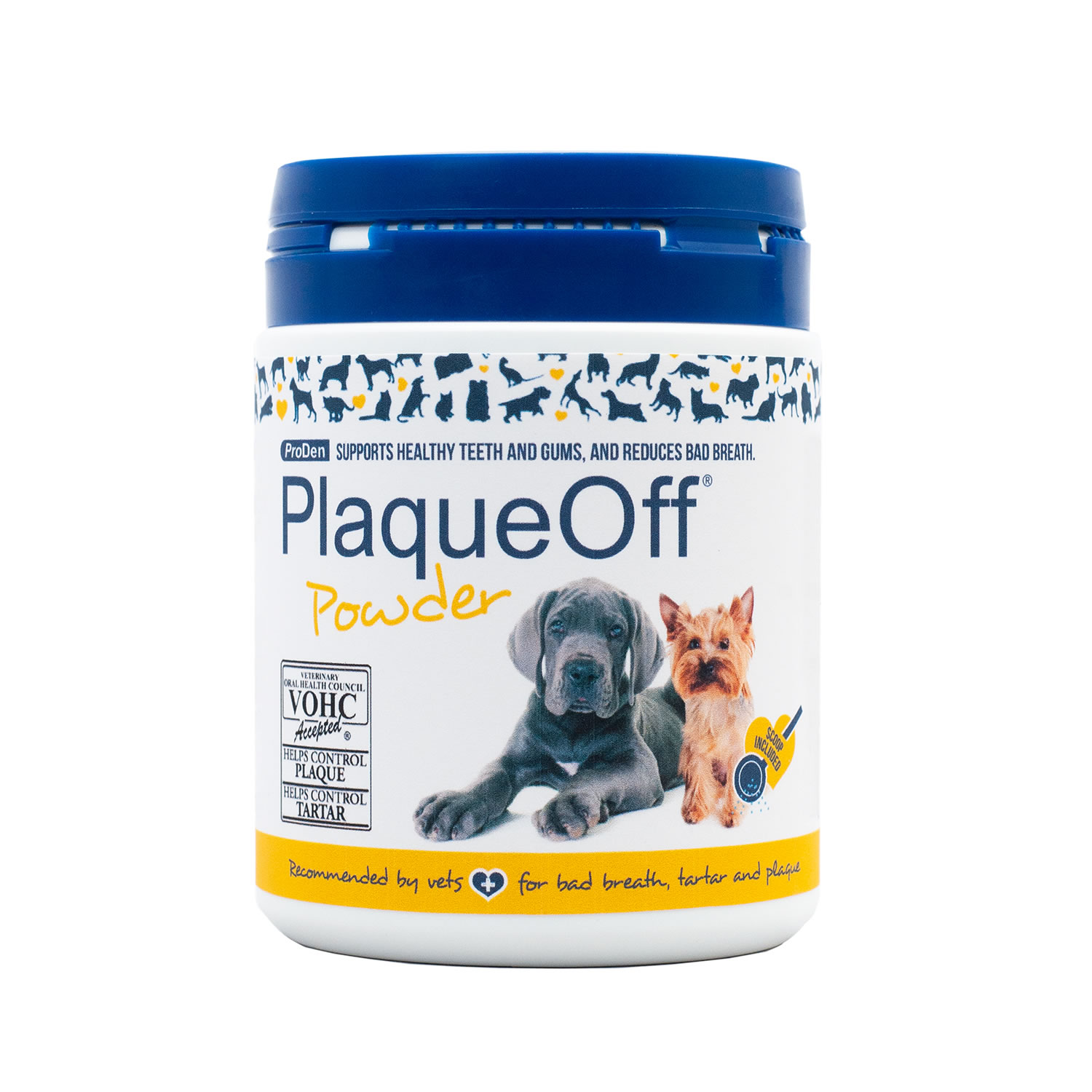 PRODEN PLAQUEOFF POWDER CAT/DOG 180 GM - totalfarmsupplies.co.uk