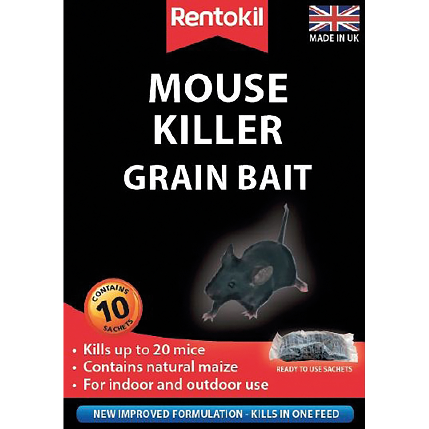 RENTOKIL MOUSE KILLER GRAIN BAIT 10 SACHET - totalfarmsupplies.co.uk