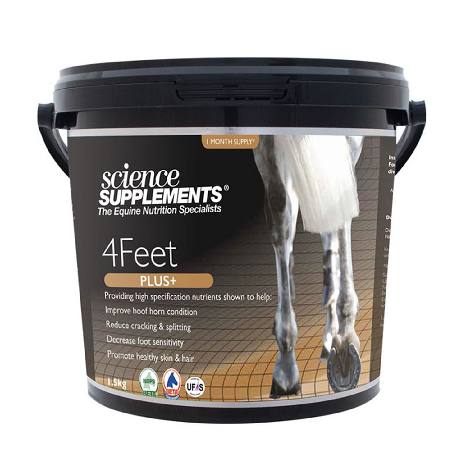 SCIENCE SUPPLEMENTS 4FEET PLUS 1.5 KG TUB 1.5 KG - totalfarmsupplies.co.uk