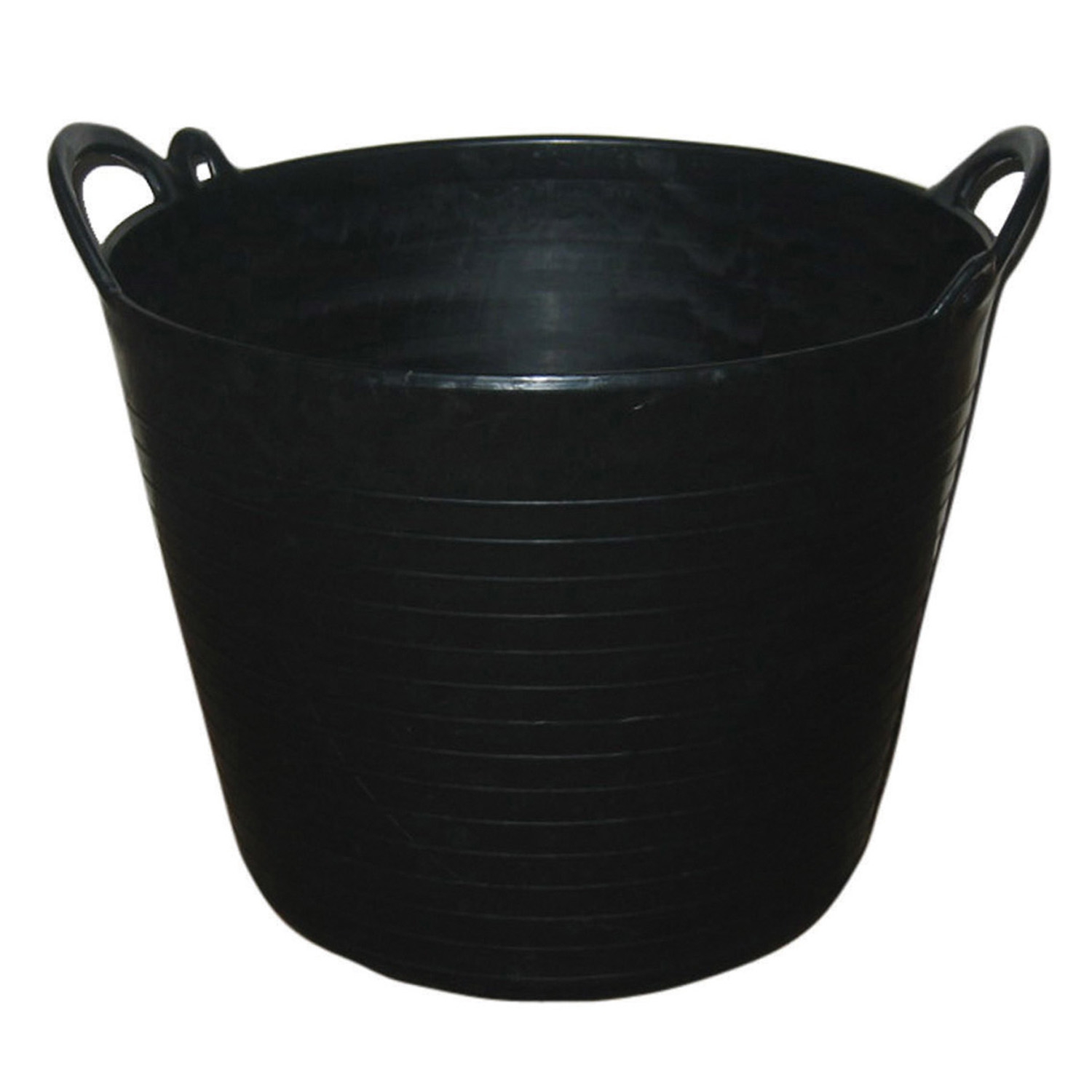 PROSTABLE FLEXI FEED TUB 26 LT BLACK 26 LT - totalfarmsupplies.co.uk