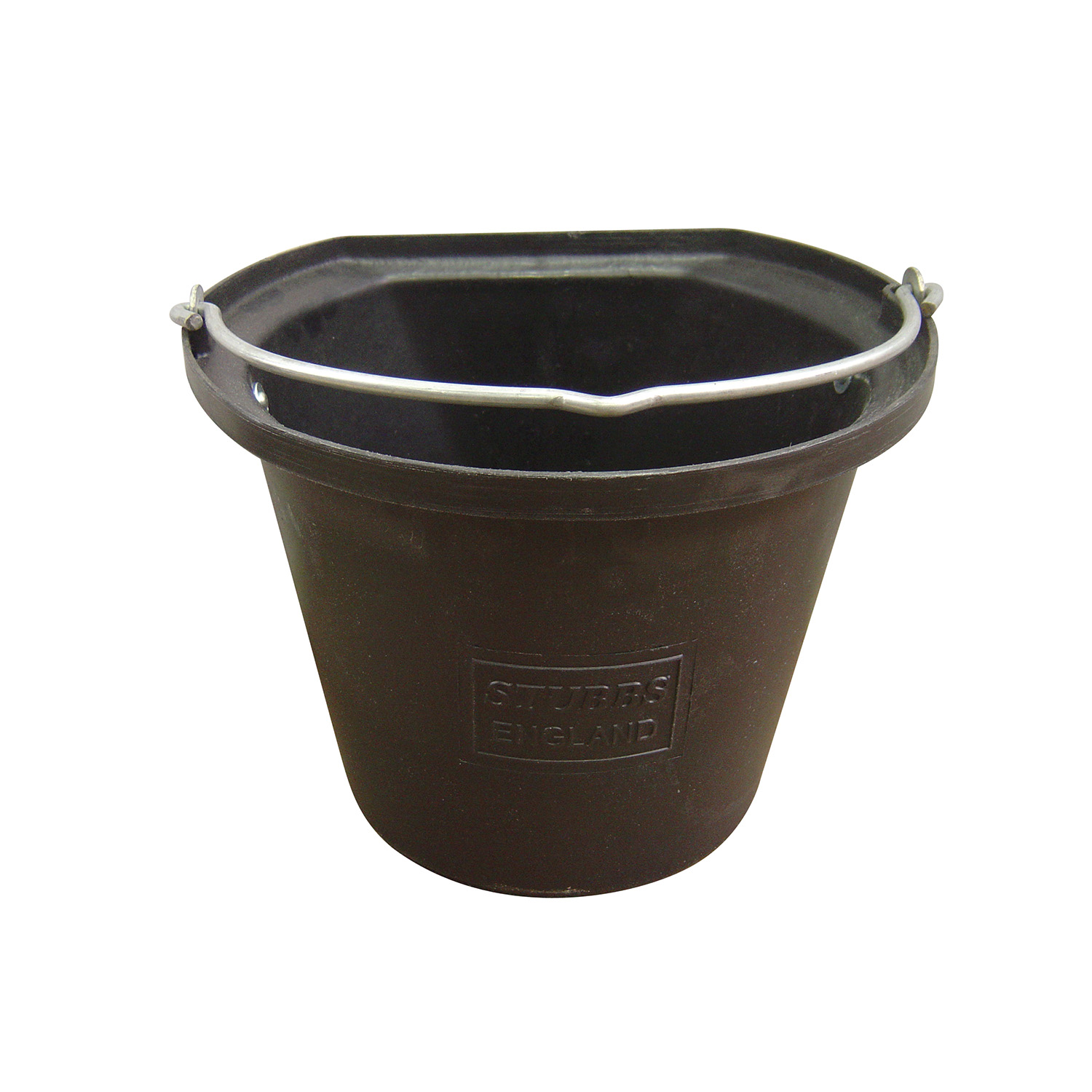 STUBBS HANGING BUCKET FLAT SIDED SMALL 14 LT S85 BLACK 14 LT ...