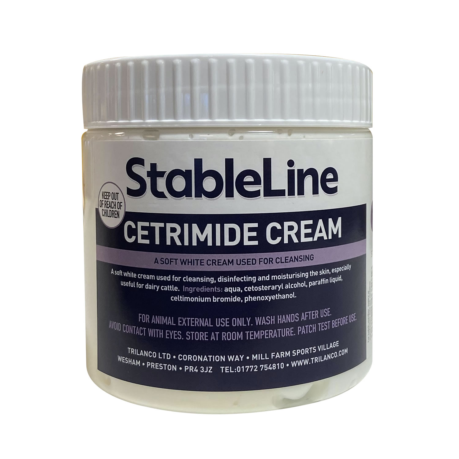 STABLELINE CETRIMIDE CREAM 1 KG 1 KG - totalfarmsupplies.co.uk