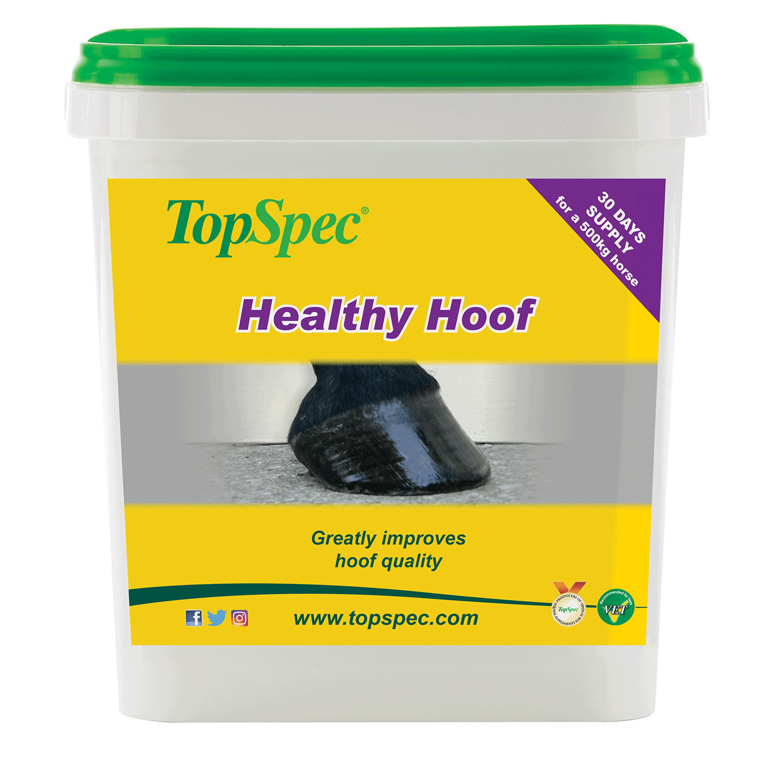 TOPSPEC NO.1 HEALTHY HOOF 3 KG 3 KG - totalfarmsupplies.co.uk