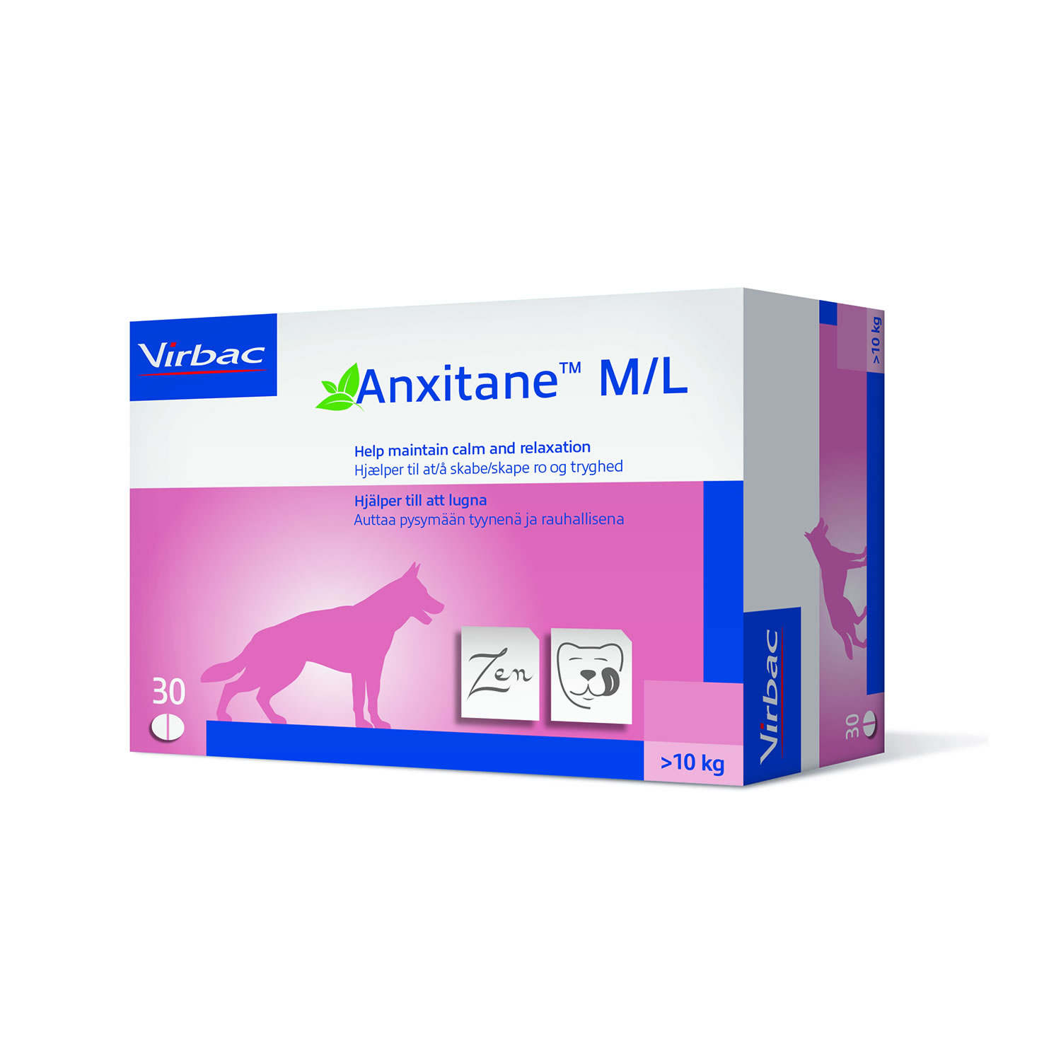 VIRBAC ANXITANE FOR CATS & DOGS 30 PACK - totalfarmsupplies.co.uk