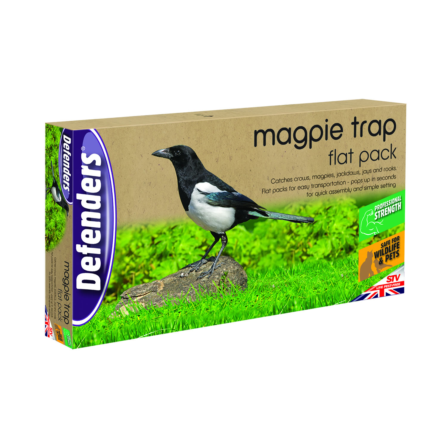 DEFENDERS MAGPIE TRAP FLAT PACK - totalfarmsupplies.co.uk