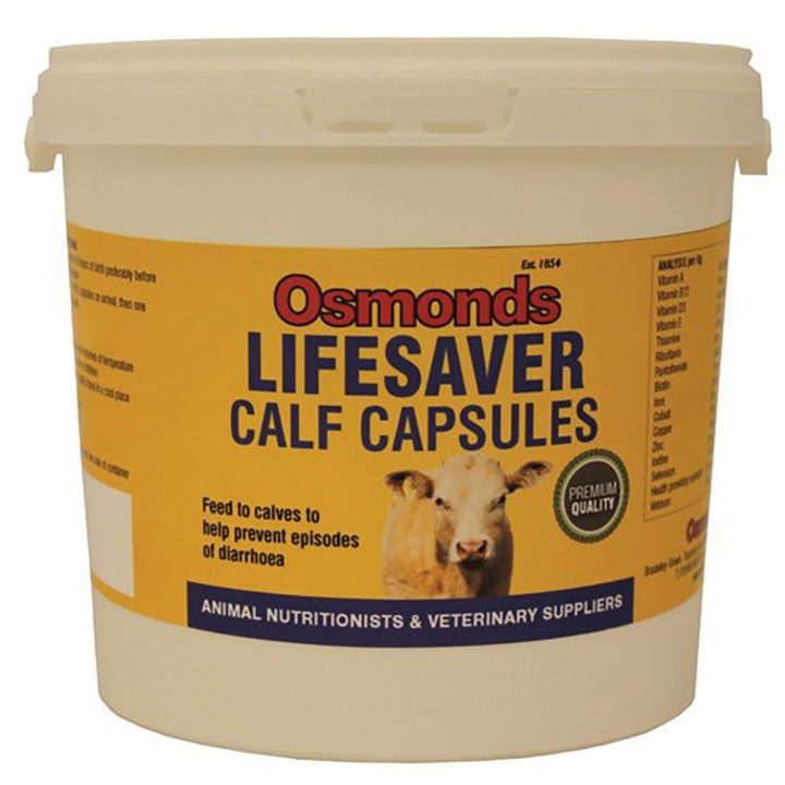 OSMONDS LIFESAVER CALF CAPSULES 50 Pack - totalfarmsupplies.co.uk